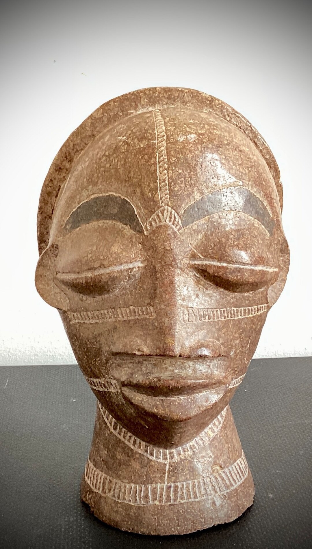 Ancient Stone Statue of Mbigou african Art Handmade. - Etsy