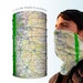 Wearable Maps, Peak District Snood, National Park Road Map on a Neck ...