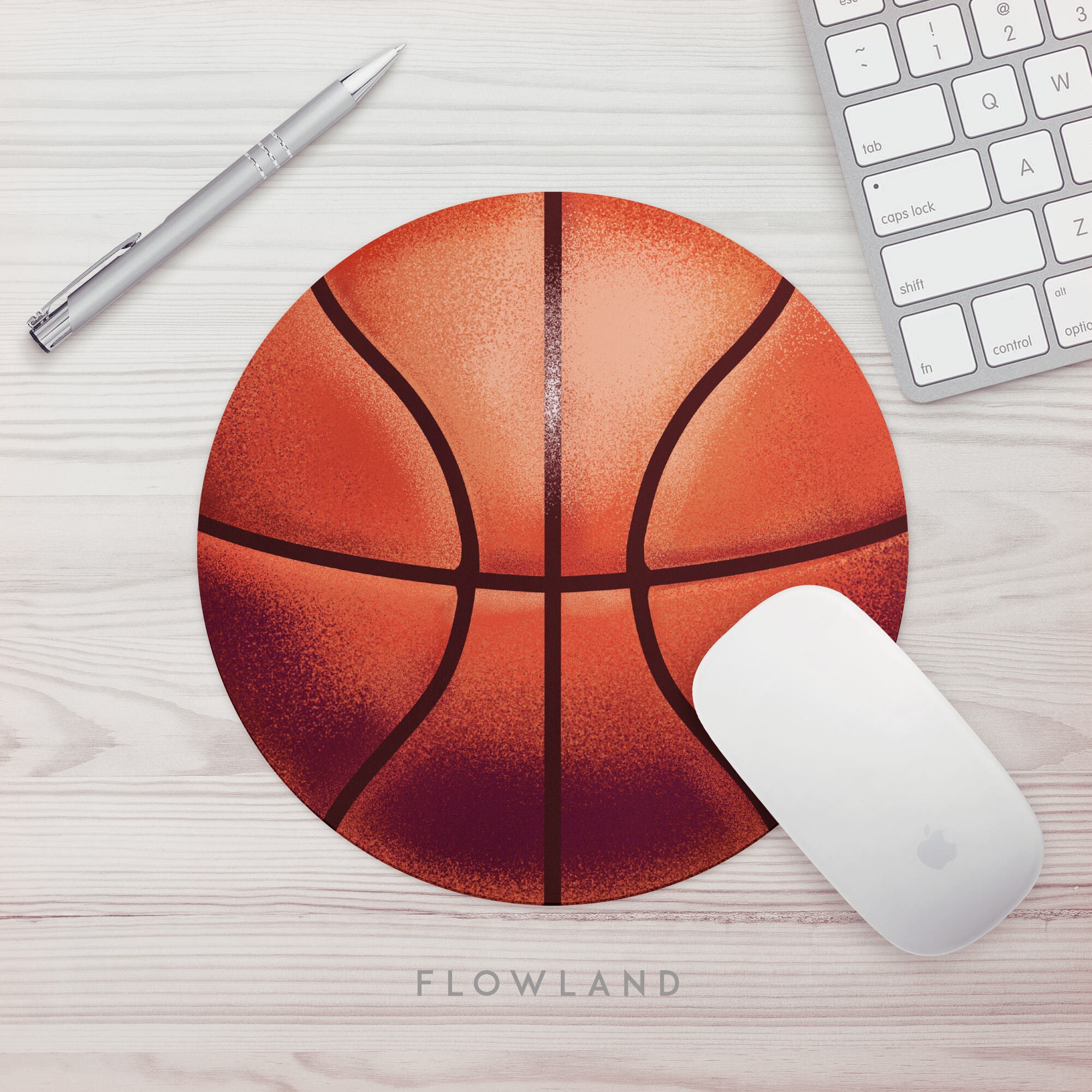 Symposium Genosse Gucken basketball mouse pad Effizienz Gründlich Rückstand