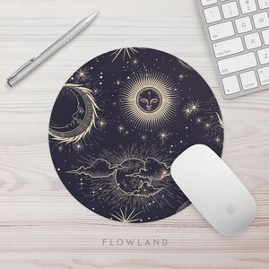 Mouse Pad Celestial Pattern Office Gift Mouse Mat Space Mouse Pad ...