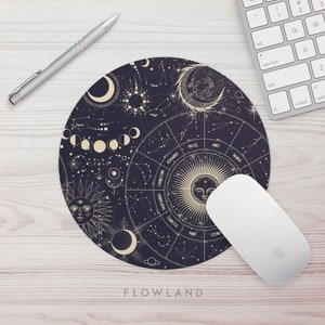 Mouse Pad Celestial Pattern Office Gift Mouse Mat Space Mouse Pad ...