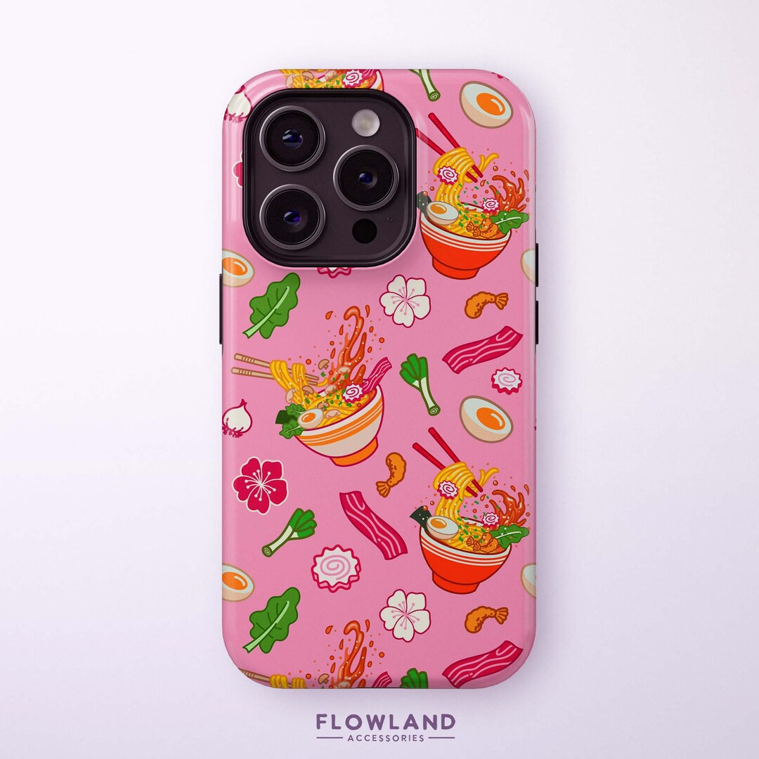 Ramen Phone Case - Kawaii Japanese Food Case for Iphone, Aesthetic ...