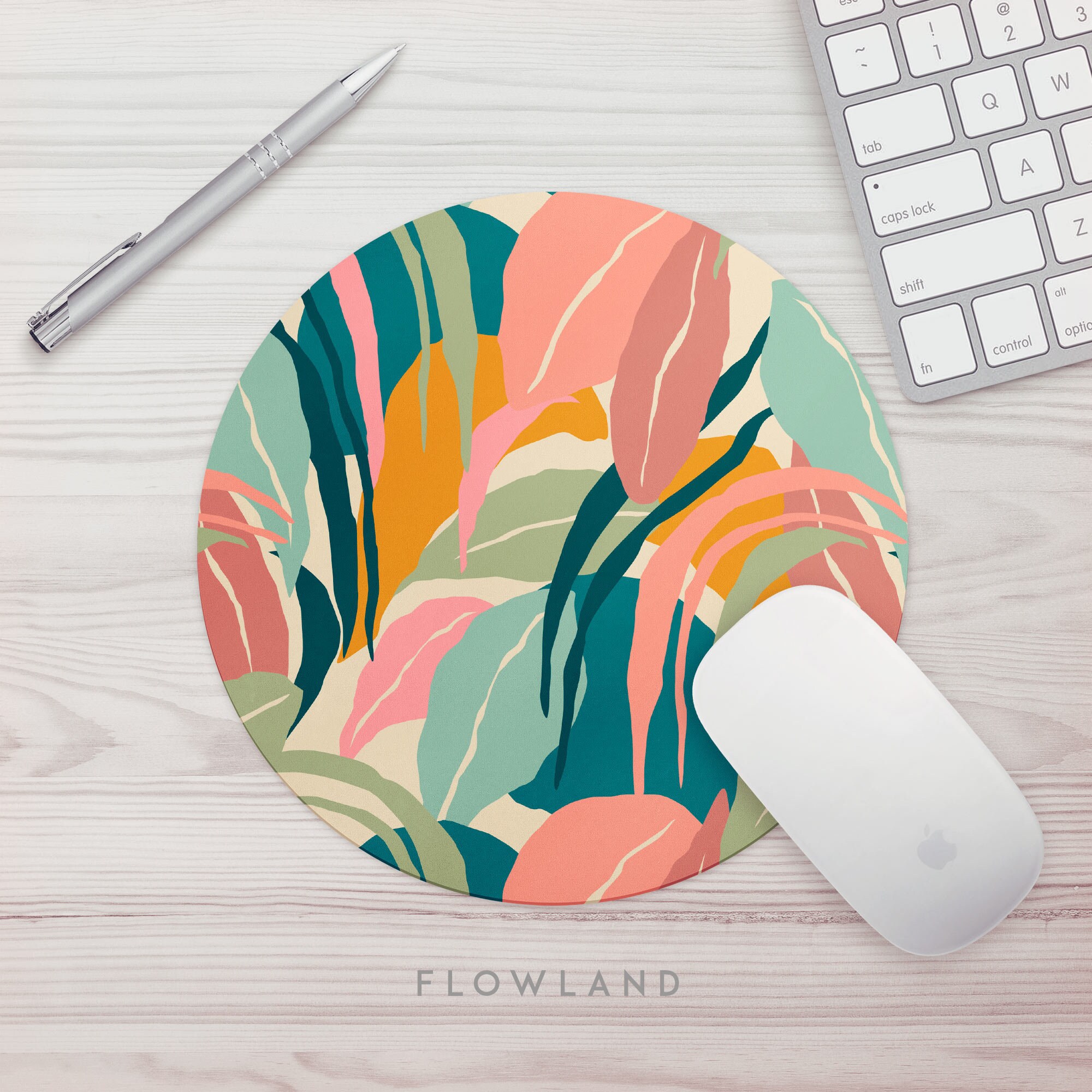 Mouse Pad Abstract Jungle Print Office Gift Mouse Mat Tropical - Etsy UK