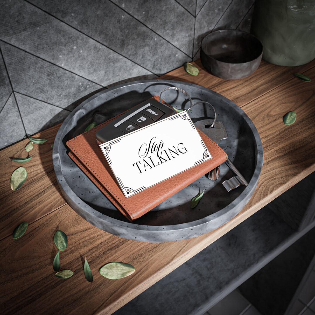 Stop Talking Business Cards - Etsy