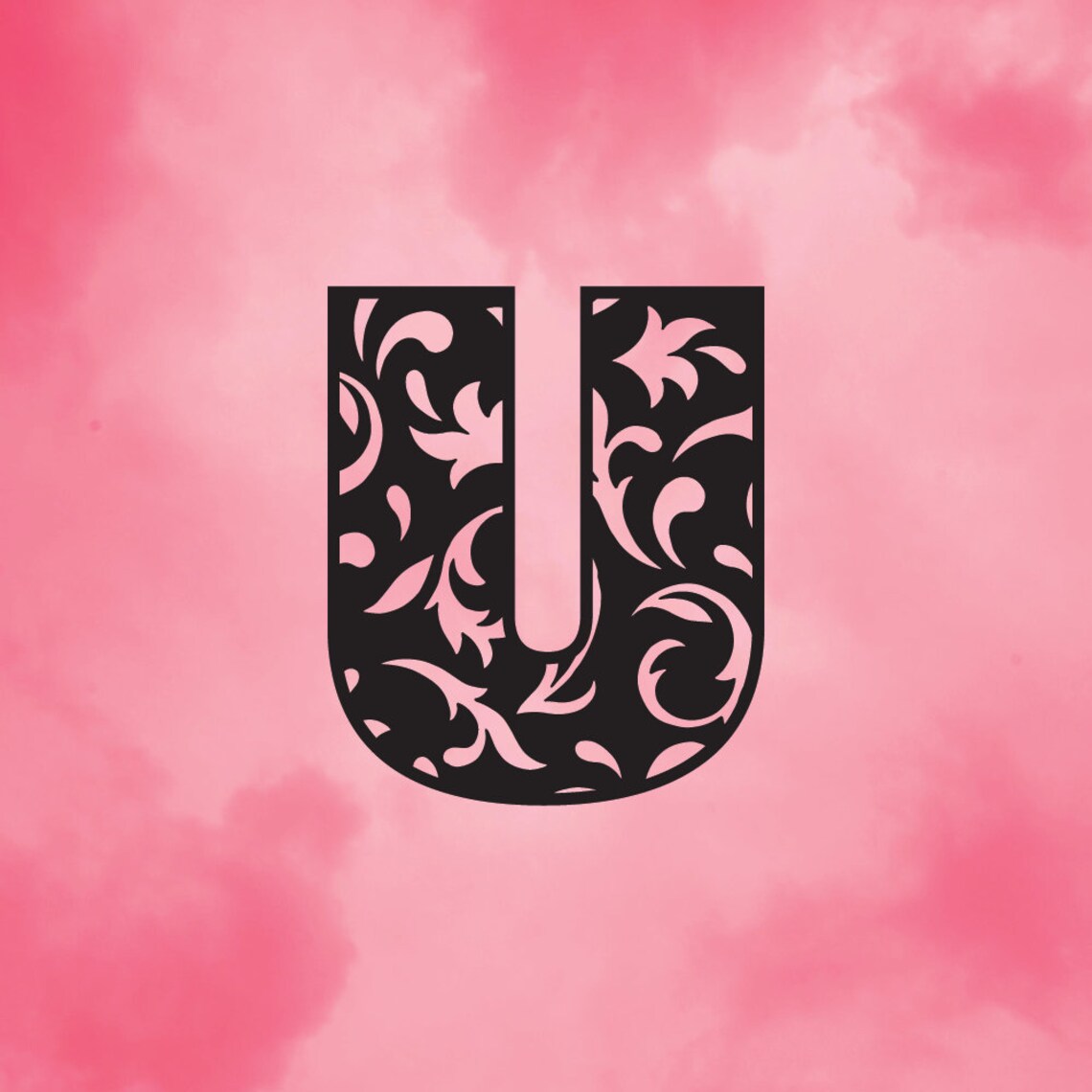 Filigree Letter SVG Cut-out File for Cricut/silhouette Die-cut PDF ...