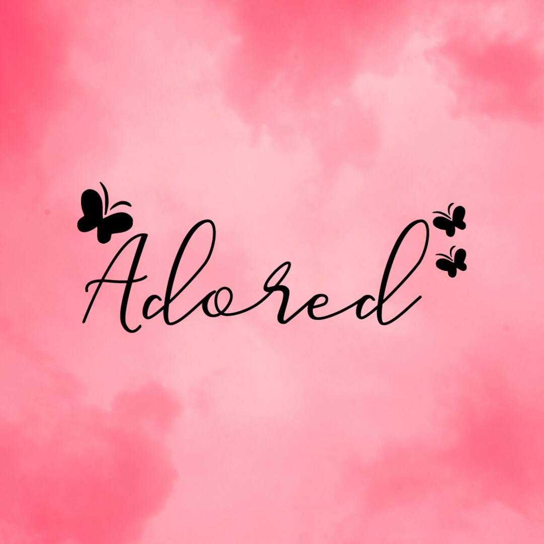 Adored Butterflies Adorable Baby/child Vinyl T-shirt Sign Shape Card ...