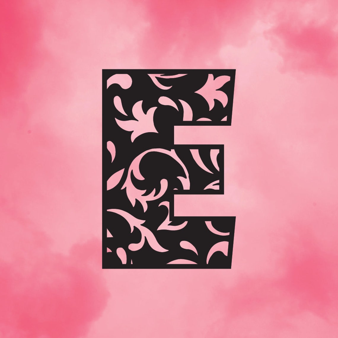 Filigree Letter SVG Cut-out File for Cricut/silhouette Die-cut PDF ...