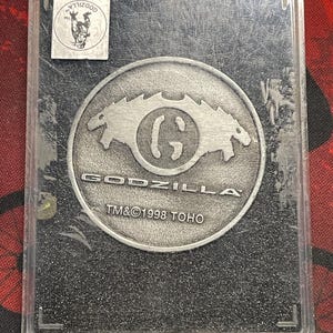 Godzilla 1998 Vintage Medal Medallion From Toho Cinema Japan - Etsy