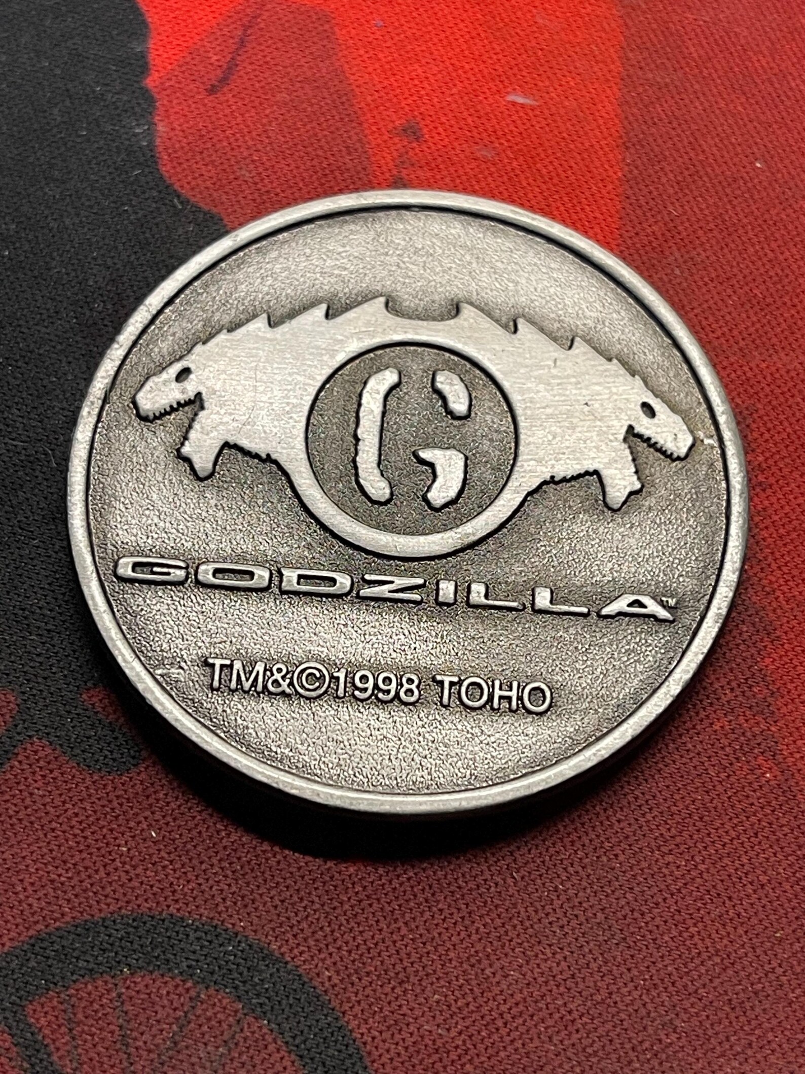 Godzilla 1998 Vintage Medal Medallion From Toho Cinema Japan - Etsy
