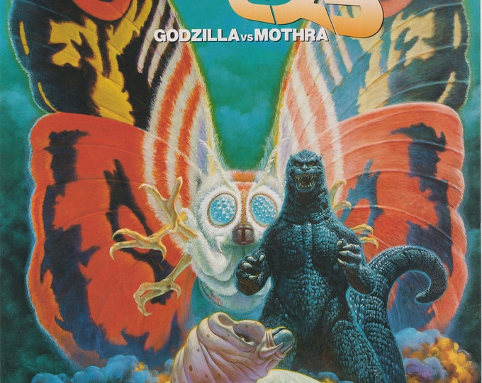 Godzilla Vs Mothra 1992 Toho Japanese Chirashi Movie Poster Flyer B5 - Etsy