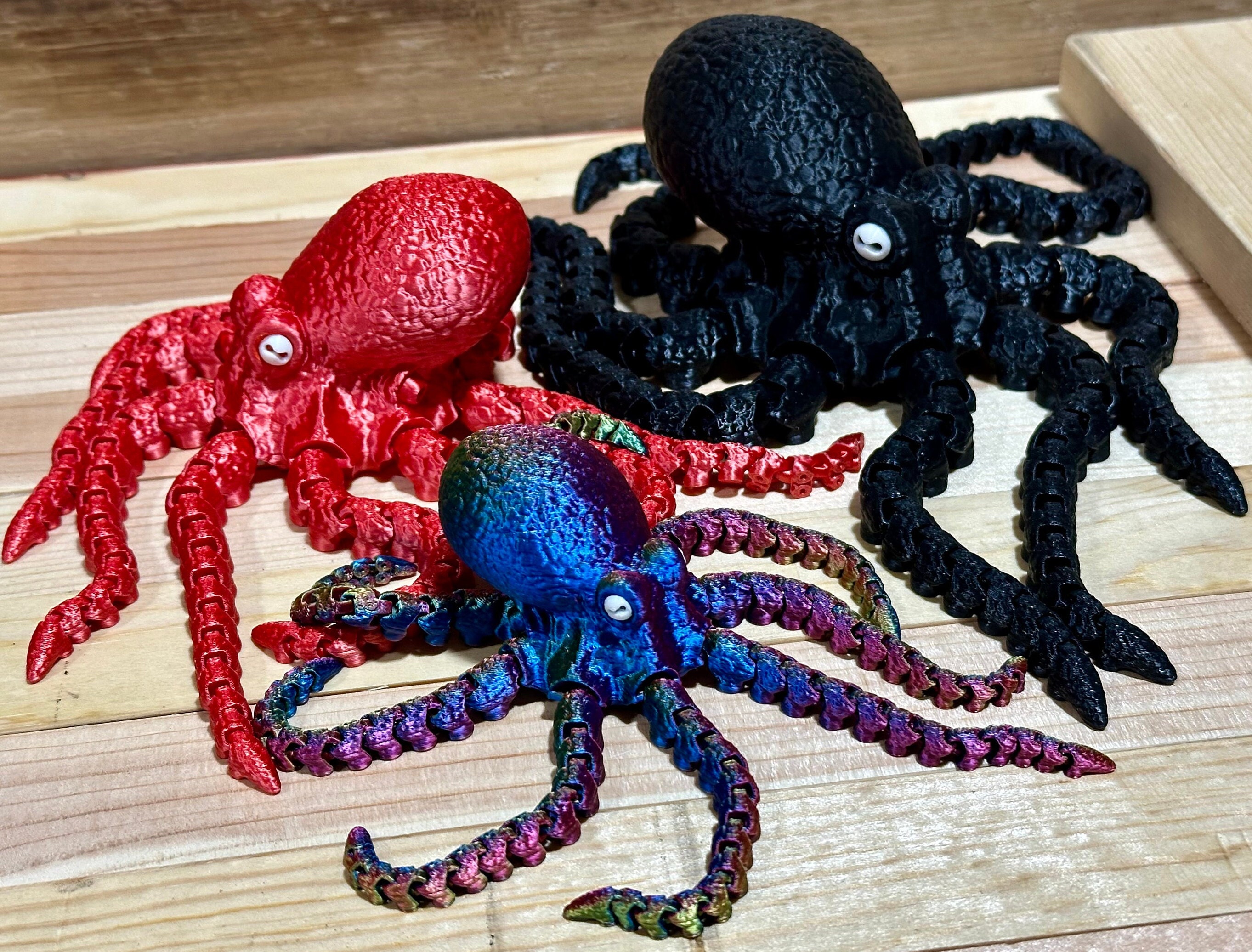3D Printed Octopal: Adorable Octopus Articulated Fidget Toy great for ...