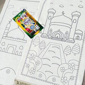 Children's Colouring Prayer Mat 90cmx50cm Colour Your Own Prayer Mat ...