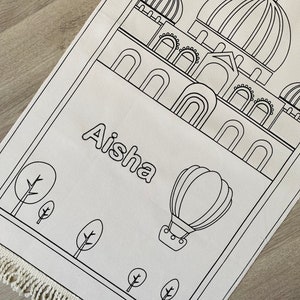 Children's Colouring Prayer Mat 90cmx50cm Colour Your Own Prayer Mat ...