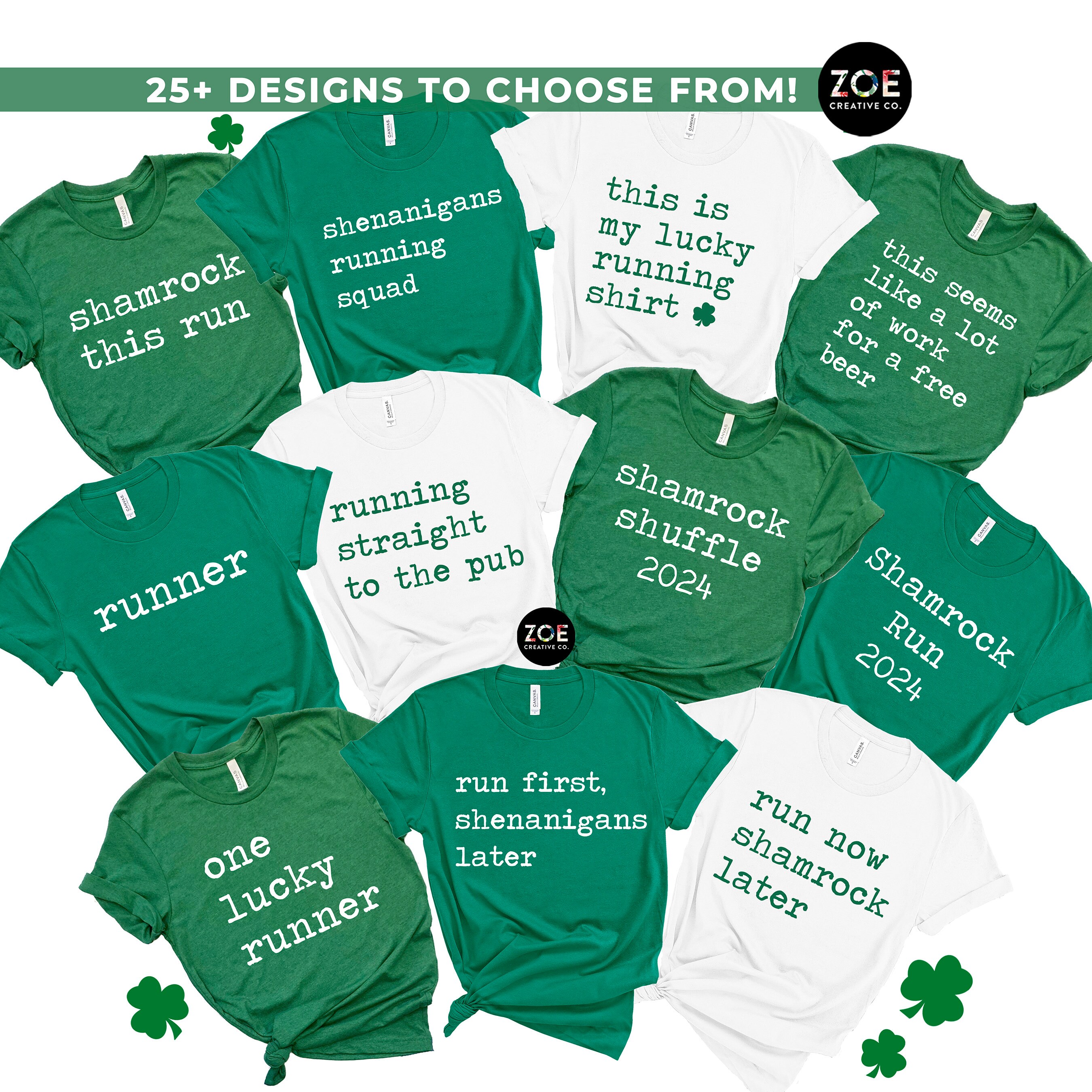 25+ QUOTES St Patricks Day Running Shirts, Shamrock Shuffle Tank Top ...