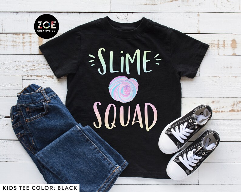 Slime Squad Shirt | Group Slime Tees | Matching Slime Shirts | Kids ...