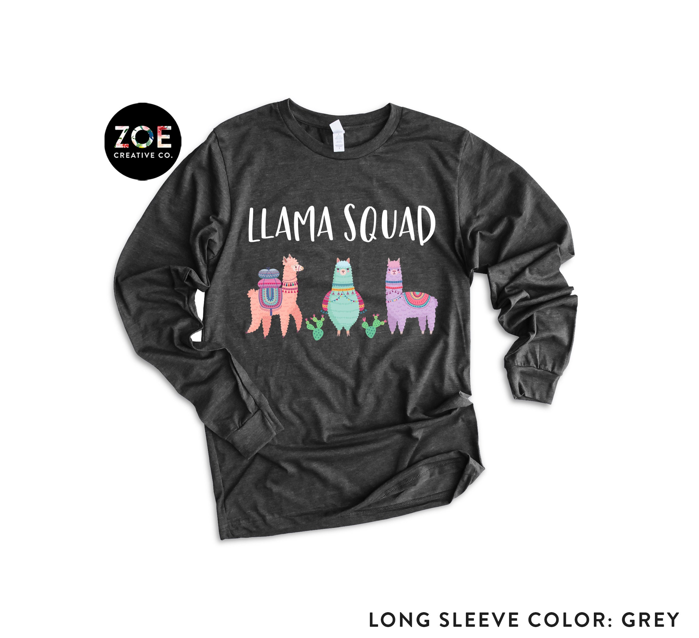 Llama Squad Shirt | Llama Squad Goals | Llama Kids Shirt | Llama Gifts ...