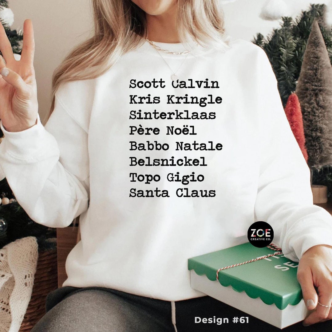 Scott Calvin, the Santa Clause, SC Santa Clause Sweatshirt, the Santa ...