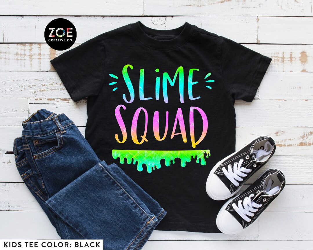Kids Slime Squad Shirt, Squishies and Slime, Just A Girl Who Loves ...