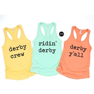 70+ QUOTES Matching Derby Bachelorette Party Tank Tops, Derby Bridal ...