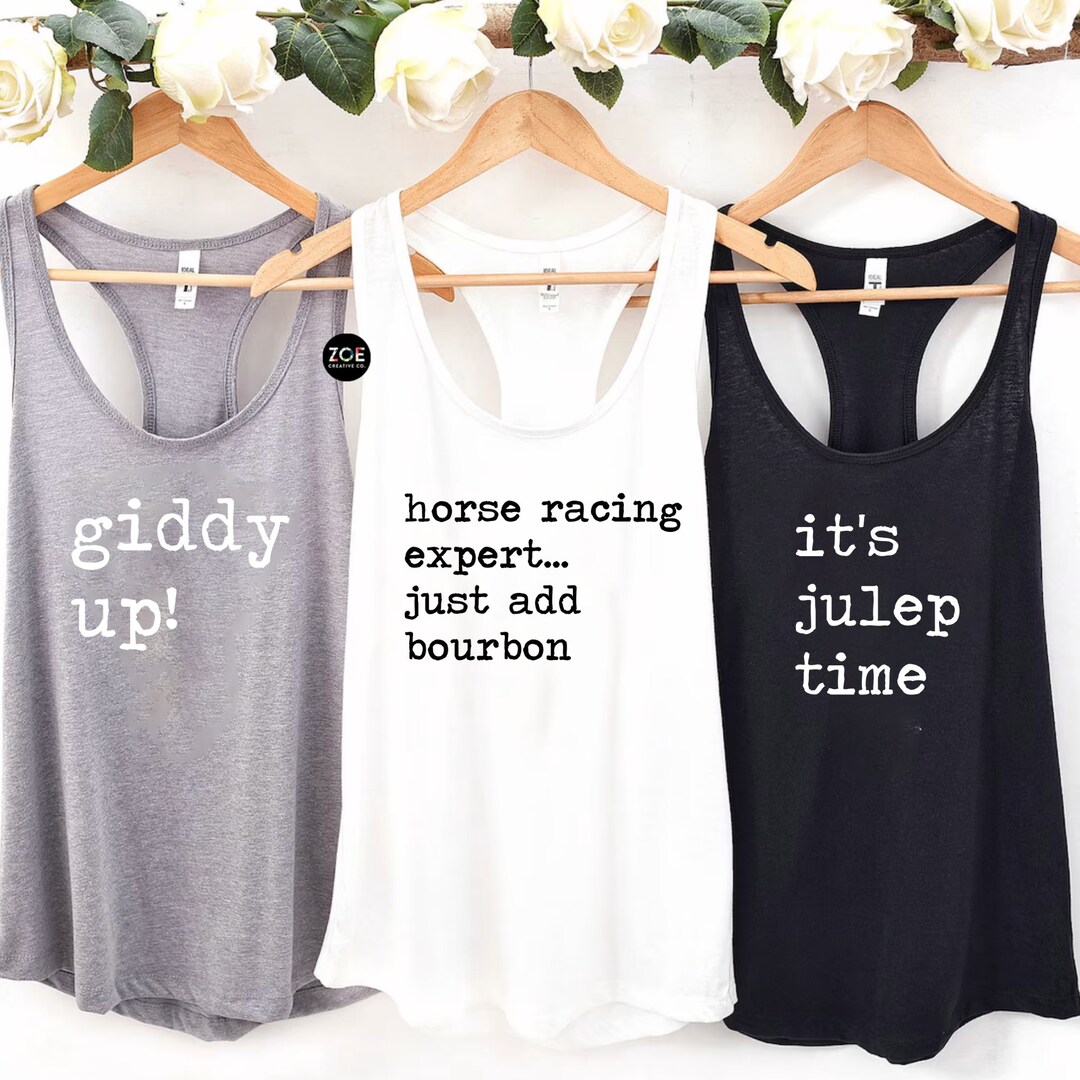 70+ DESIGNS Matching Kentucky Derby Tank Tops for Women, Funny Derby ...