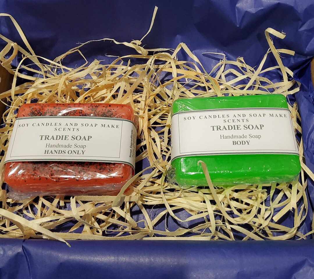 Handmade Soap - Tradie Hands & Body Soap Giftbox - Australian Made ...