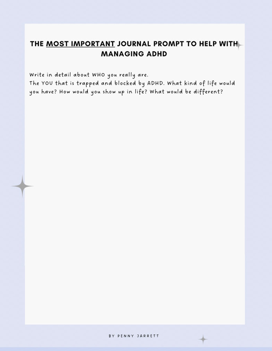 Understanding ADHD Workbook & Guide - Etsy