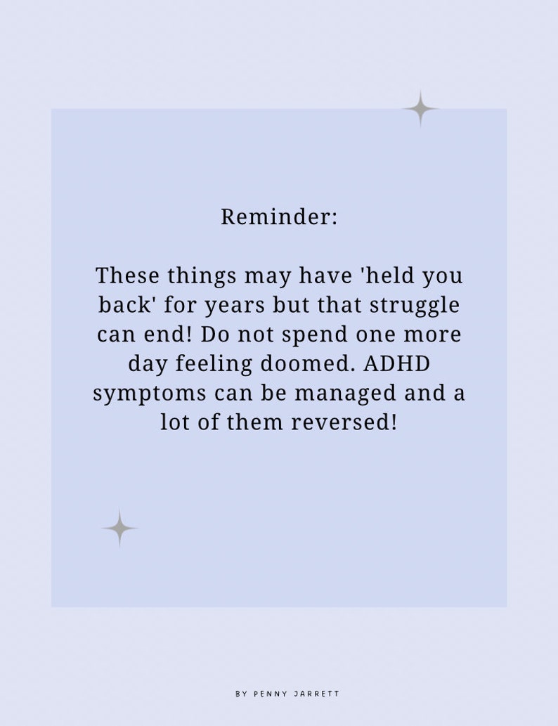 Understanding ADHD Workbook & Guide - Etsy