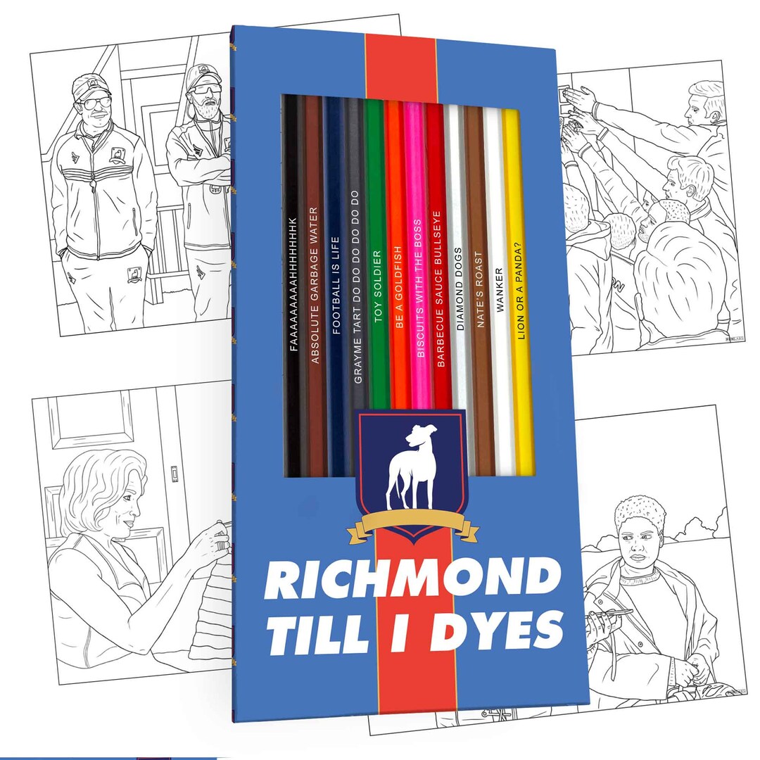 Richmond Till I Dyes Colored Pencils & Coloring Page Kit for Fans of ...