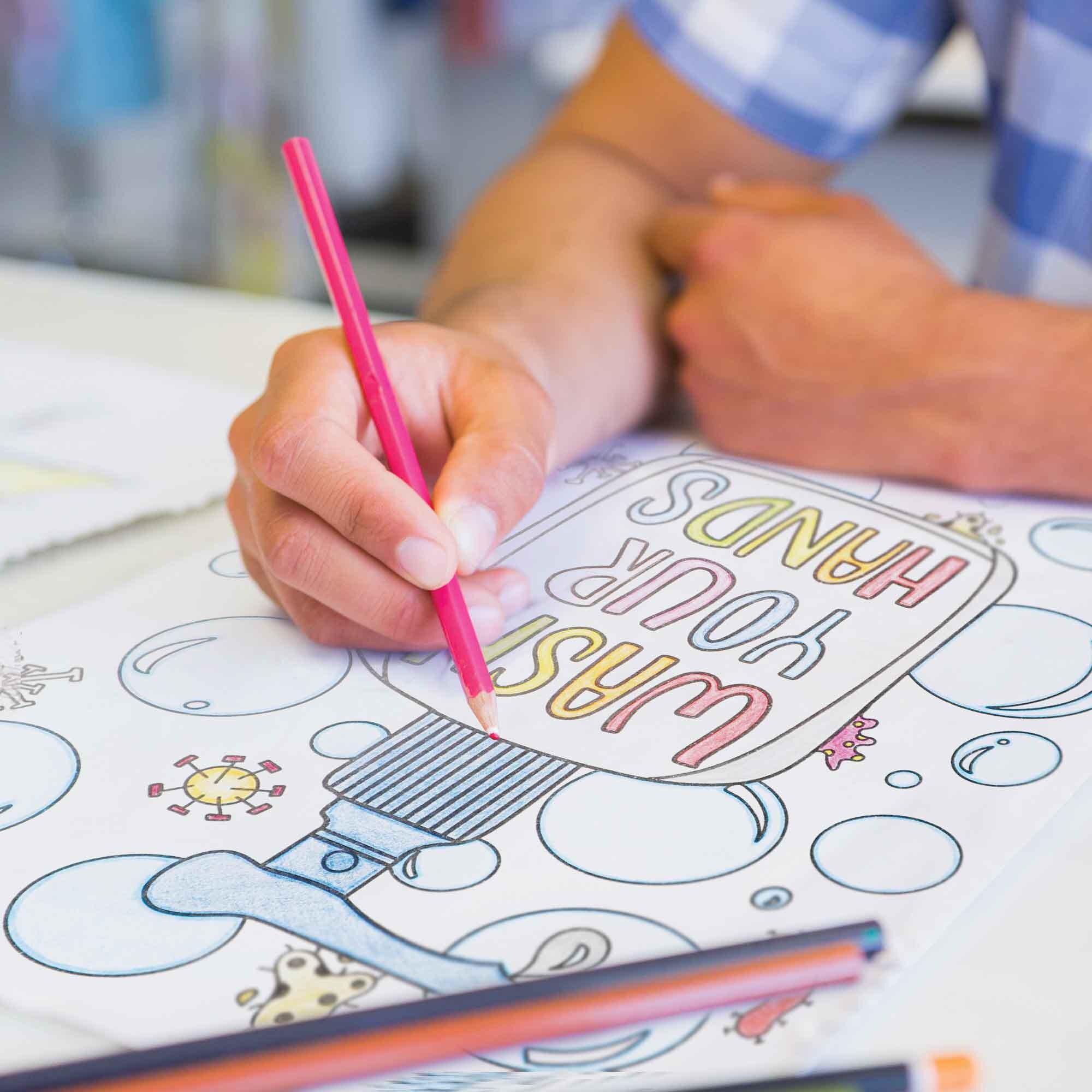Nurse Colors Colored Pencil Set & Coloring Pages for Fans of Nurses and ...