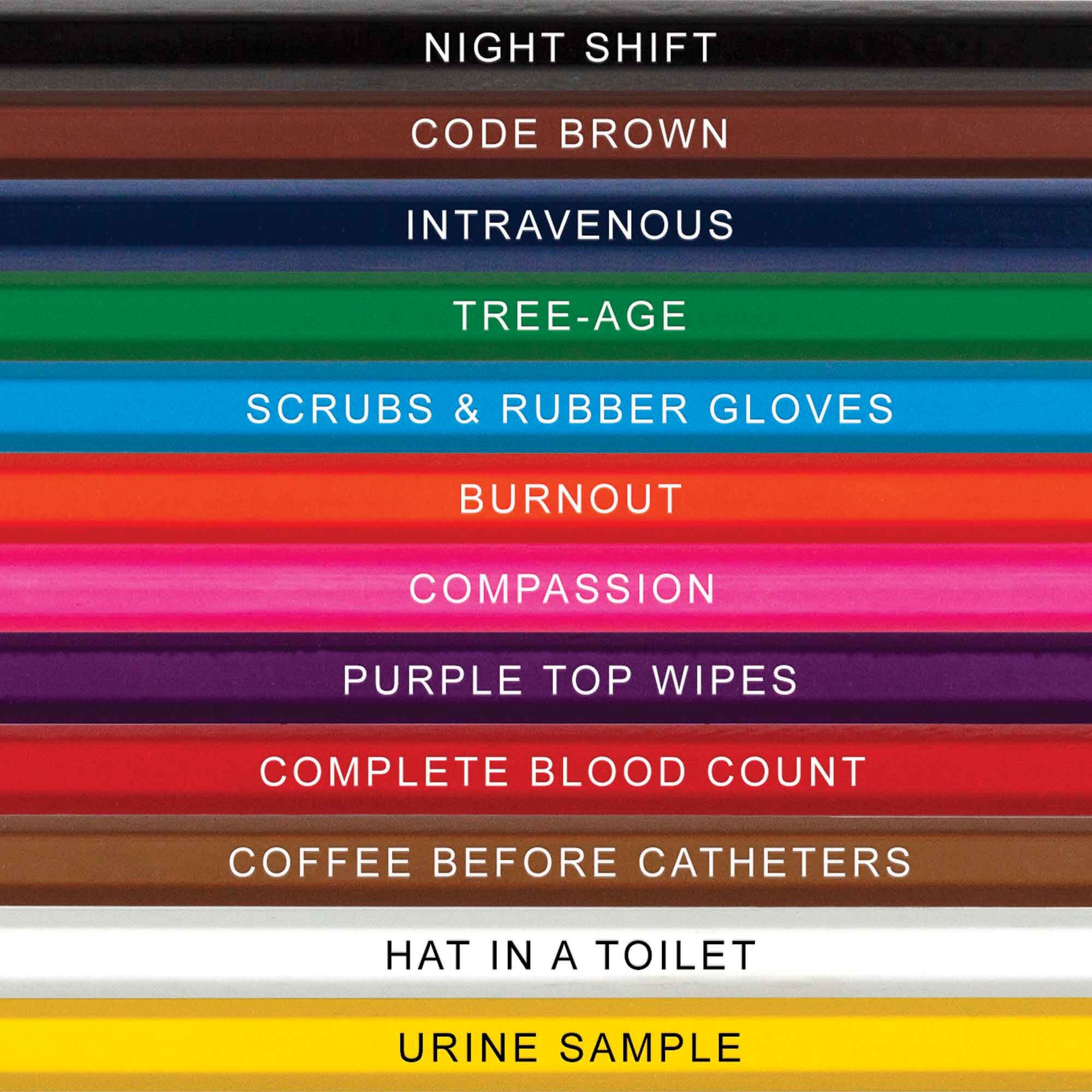 Nurse Colors - Nursing-themed Colored Pencils - Etsy