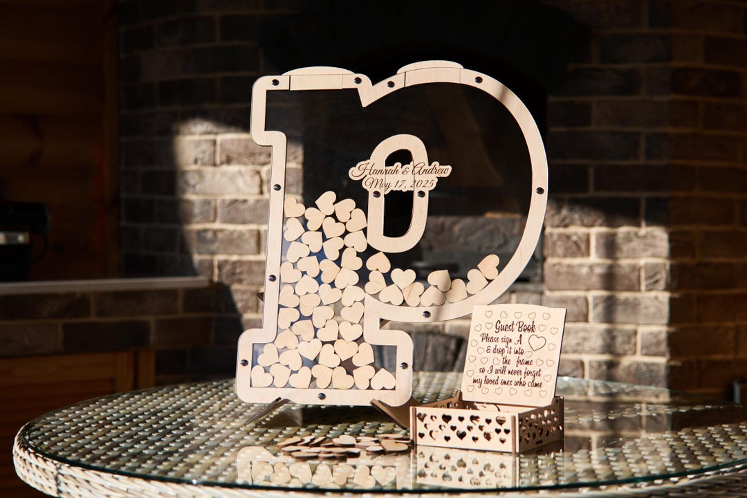 Wedding Guest Book Letter, Rustic Guest Book, Custom Guest Book, Rustic ...