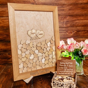Rustic Wedding Guest Book Wedding Guest Book Alternative Wood Wedding ...