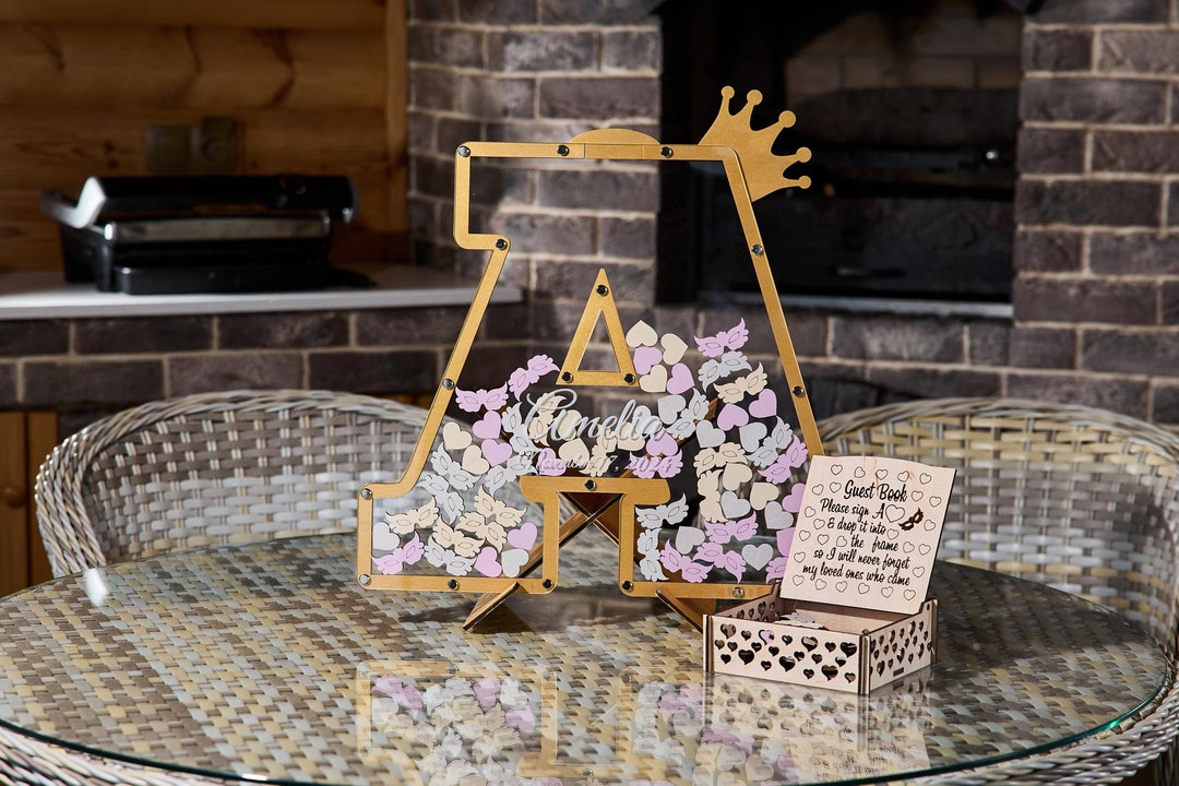 Guest Book, Mis Quince Guest Book, Sweet 16 Guest Book, Letter Guest ...