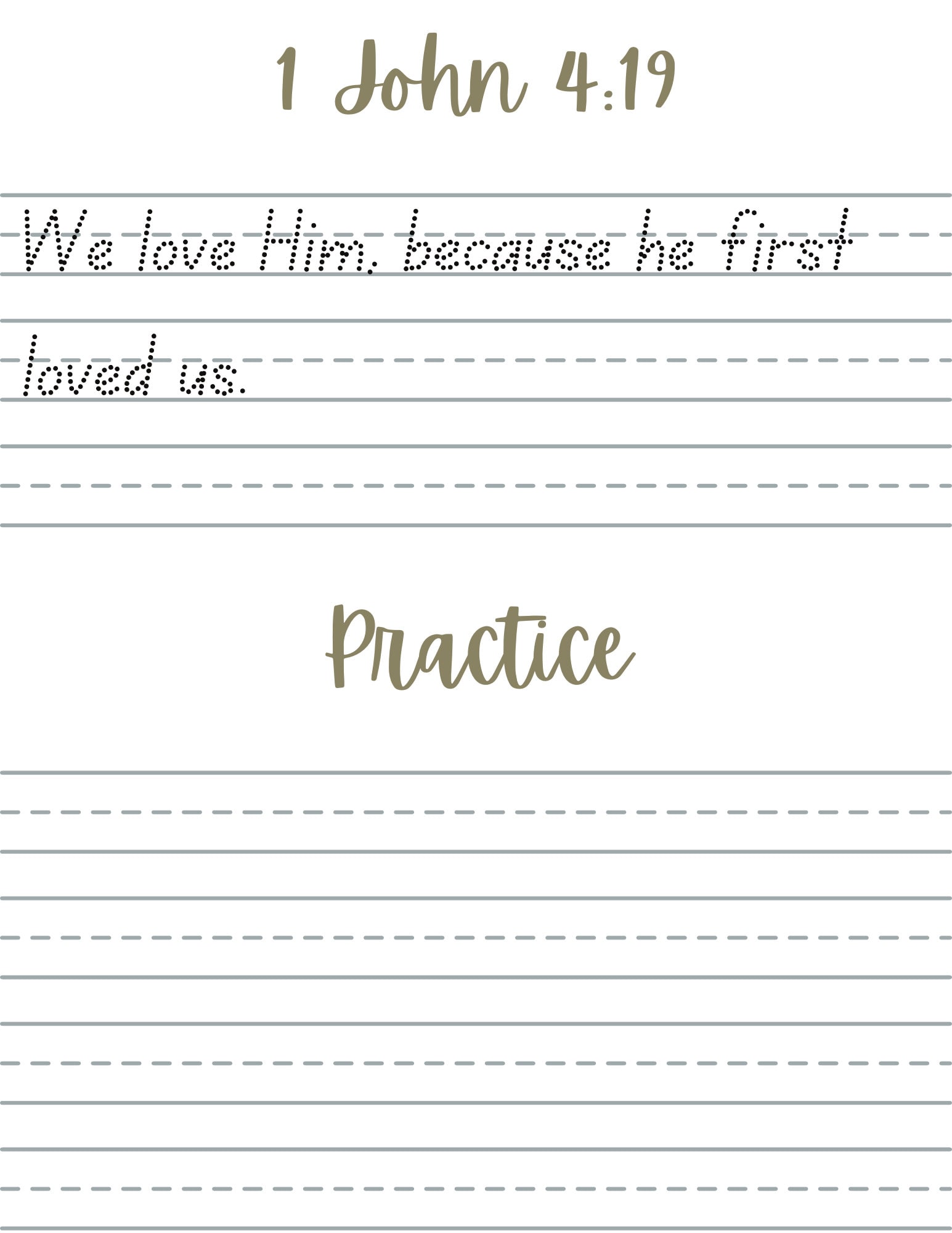 15 Bible Verses Tracing Sheets Digital Download Tracing - Etsy