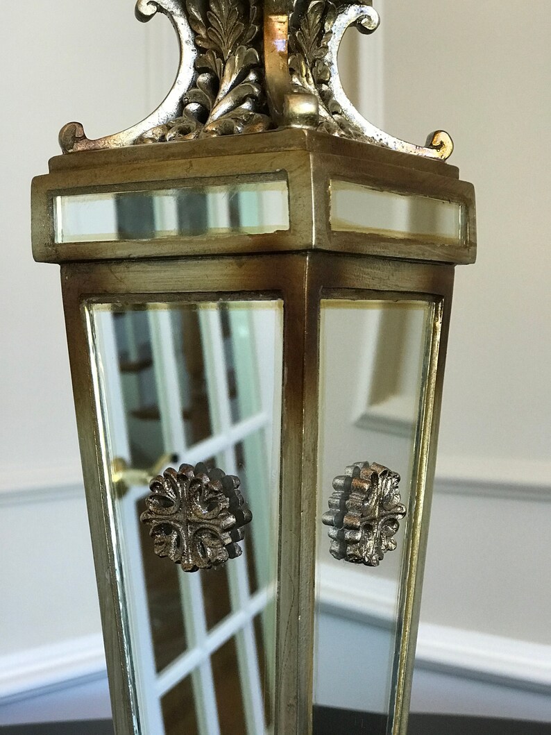 Mirrored Pillar Candleholders - Etsy