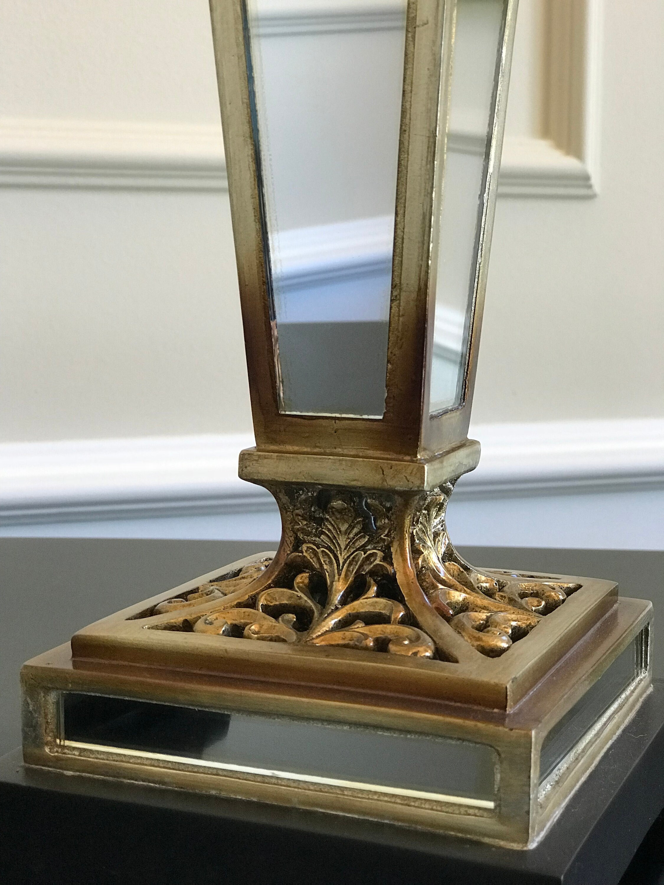 Mirrored Pillar Candleholders - Etsy