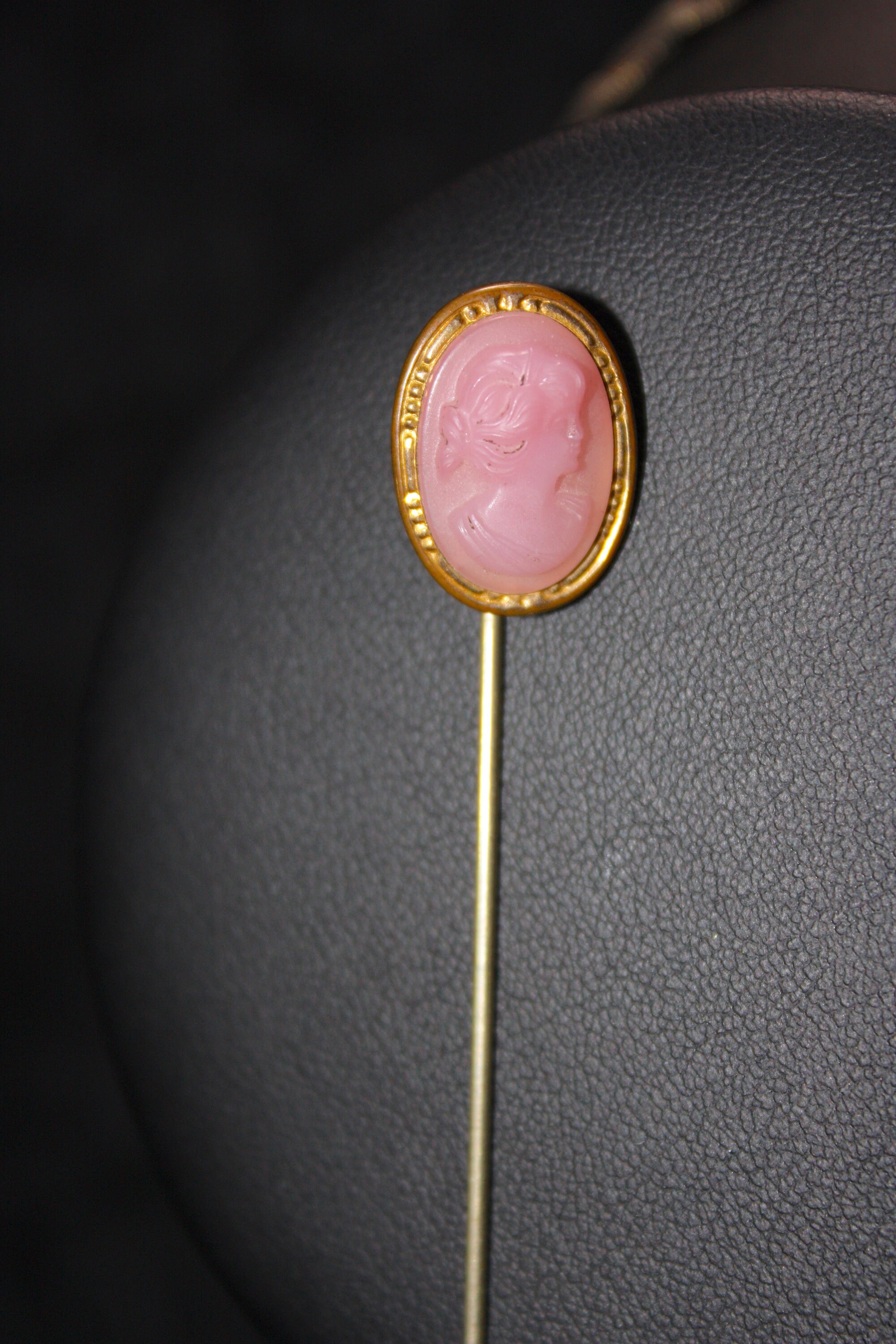 Antique Cameo Stick Pin, Victorian Stick Pin, Vintage Cameo Stick Pin ...