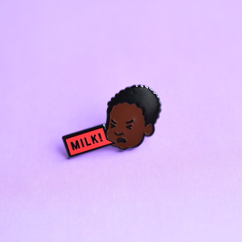 Milky Dictator Pin Gift for Parents Enamel Pin | Etsy
