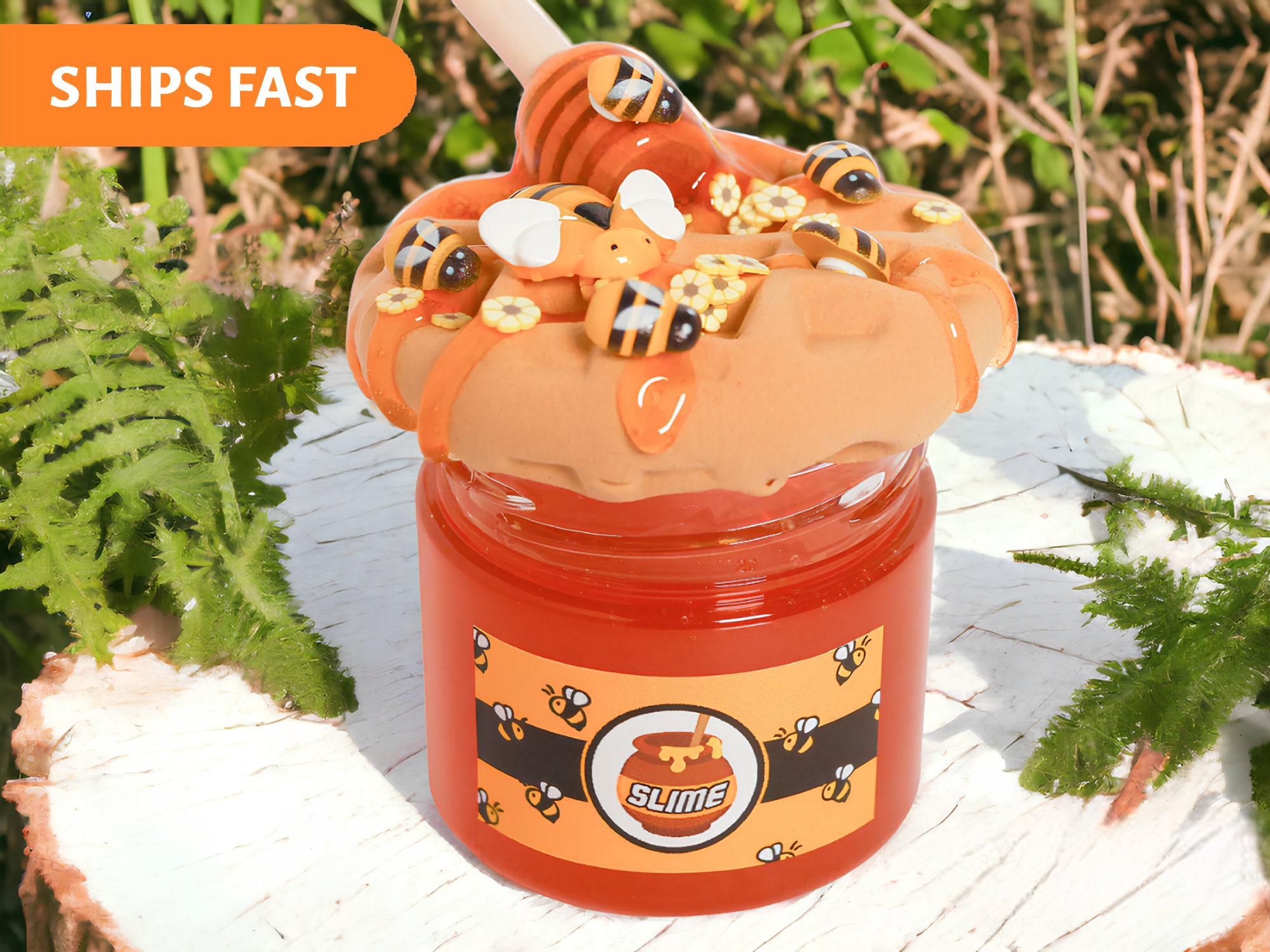 Honey Slime Kit Raw Honey Slime Clear Slime Scented Slime Set With Clay ...