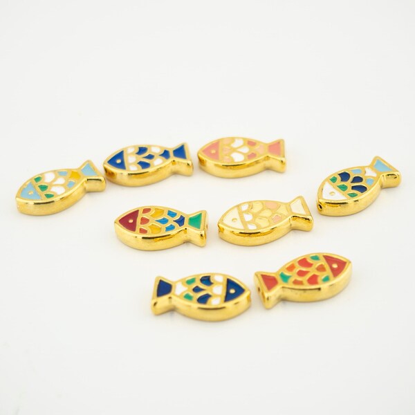 Enamel Fish - Etsy