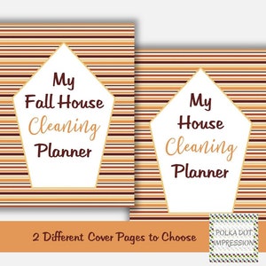 My It’s Autumn House Cleaning Planner, Organized Cleaning List, Routine ...