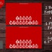 Merry Christmas Red Bag Toppers, DIY Printable Bag Toppers, Sandwich ...