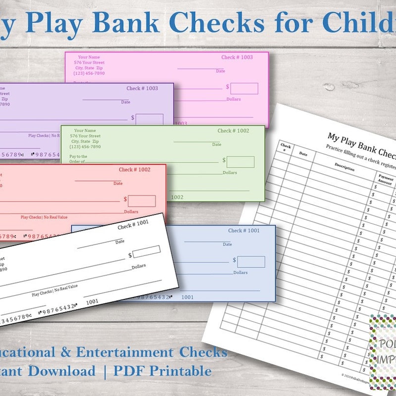 Pretend School Register - Etsy UK