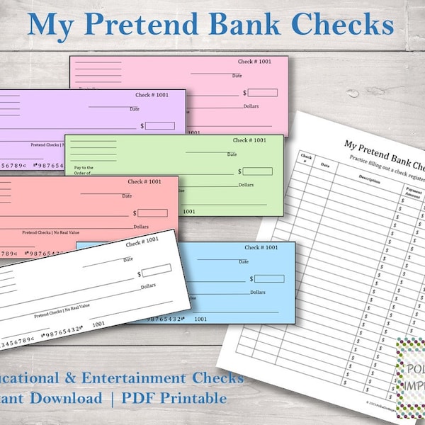 Pretend School Register - Etsy UK