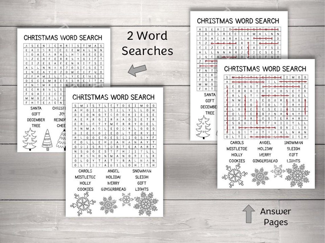 Christmas Activity Bundle for Children | Holiday Learning Worksheets ...