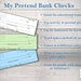 My Pretend Bank Checks | Pretend Play Checks for Kids | Play Check With ...