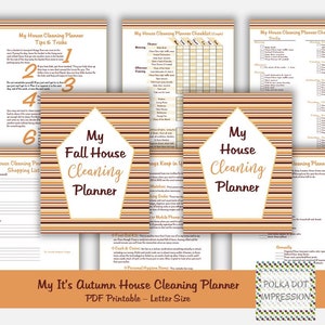 My It’s Autumn House Cleaning Planner, Organized Cleaning List, Routine ...