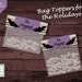 Bat Droppings Halloween Bag Toppers for Holiday Parties, Treat Bag ...