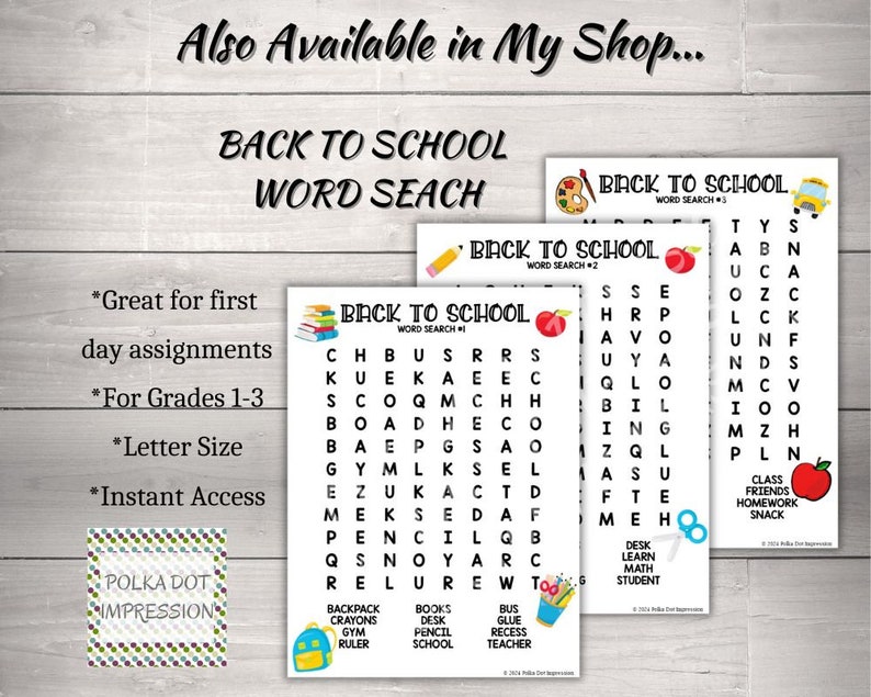 Printable First and Last Day of School Worksheet for Students, Student ...