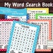 My Word Search Book for Children | Kindergarten Learning Worksheets ...
